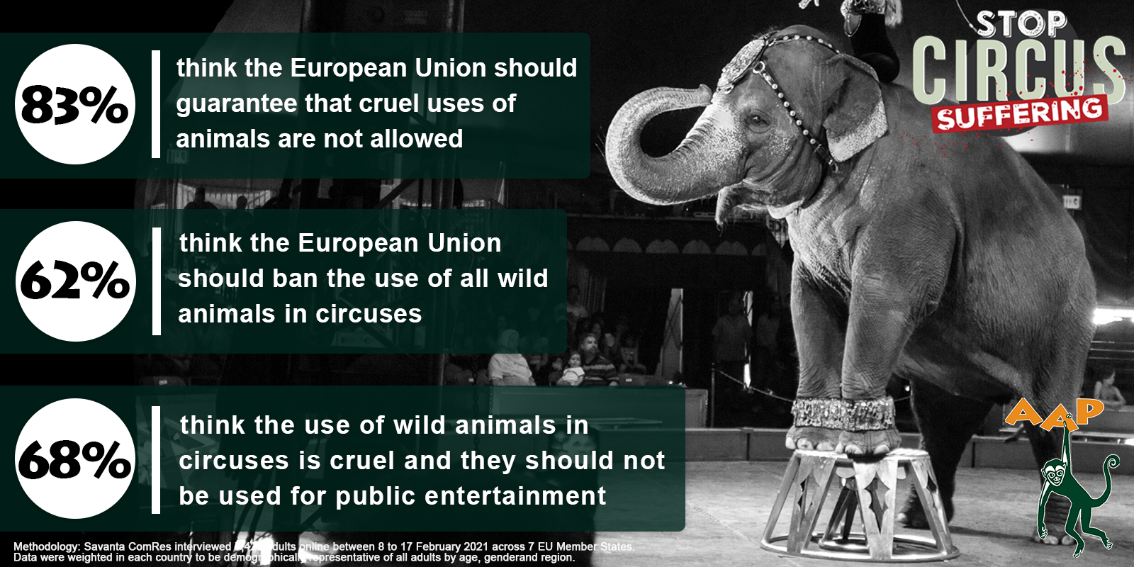 Campaign for an EU ban on the use of wild animals in circuses - AAP English
